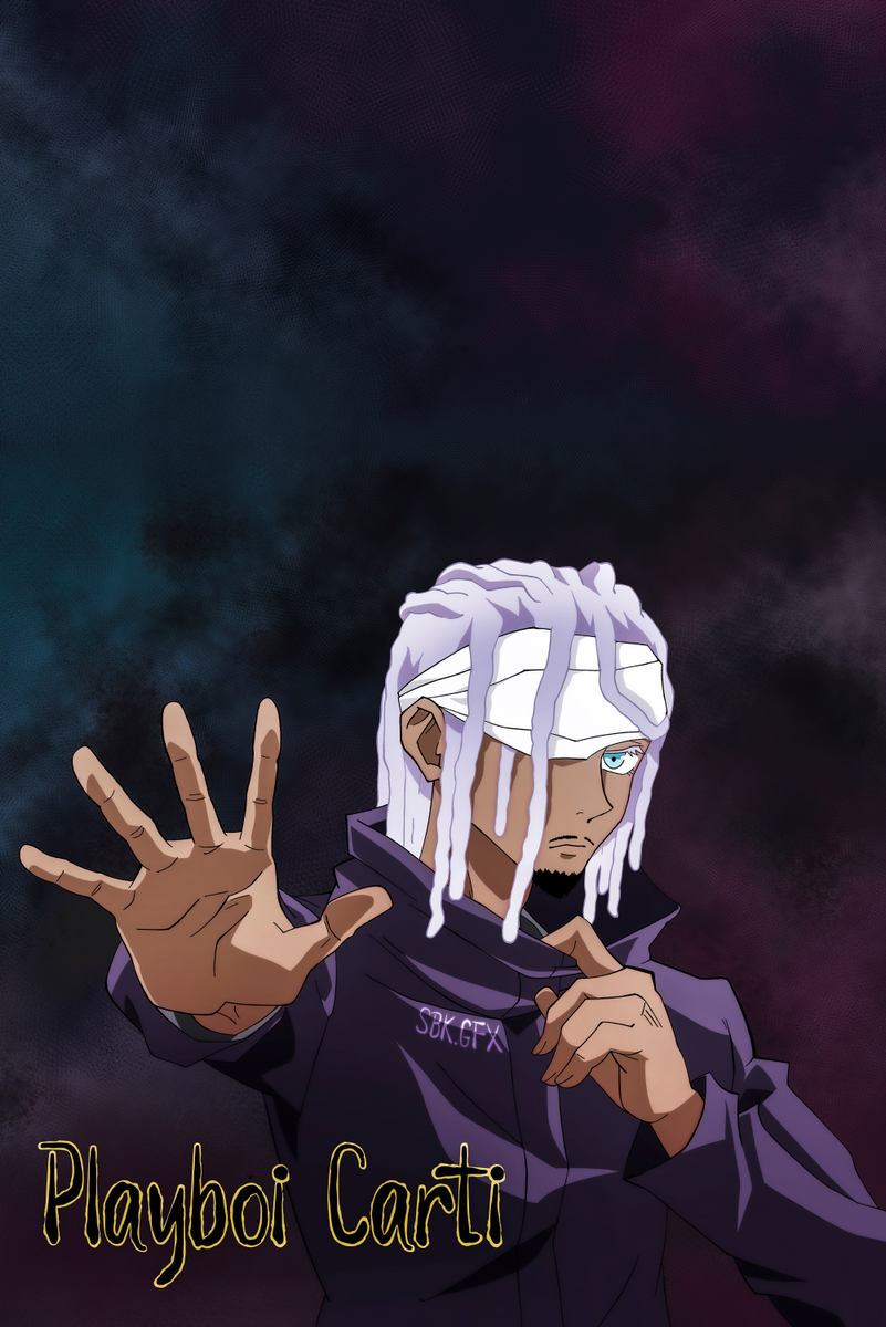 Playboi Carti 'Hands Out Anime' Poster – PRNTD